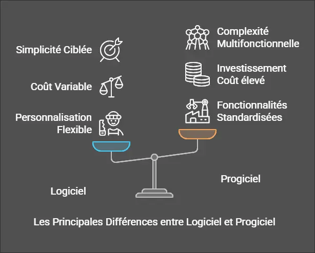 Différence entre un Logiciel et un Progiciel